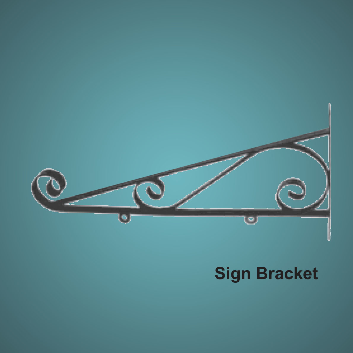 v5.Sign-Mart > Brackets & Screws > Sign-Mart | Decorative Scroll Bracket